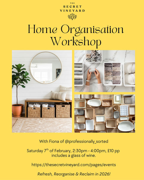 Home Organisation Workshop with Fiona (@professionally _sorted), Satur ...